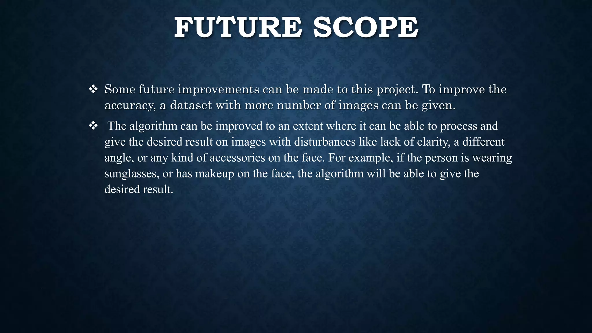 Human Age And Gender Detection Pptx