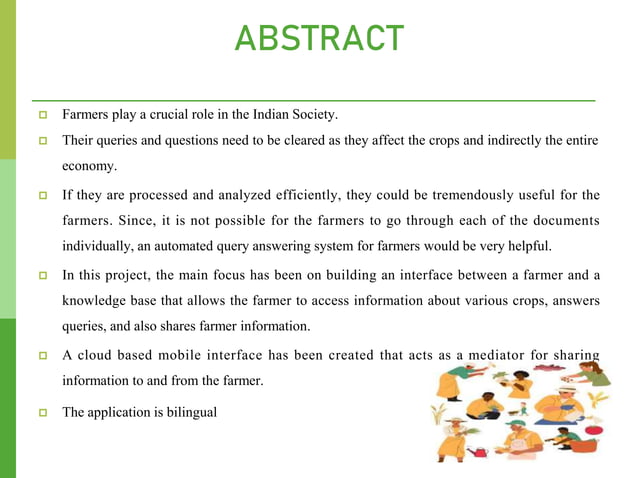 Farmer interactive crop information system | PPT