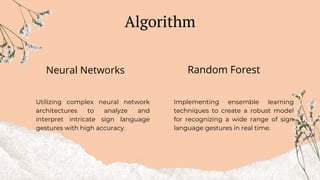 Real time Sign language gesture recognition | PPT