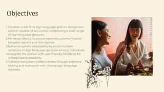 Real time Sign language gesture recognition | PPT