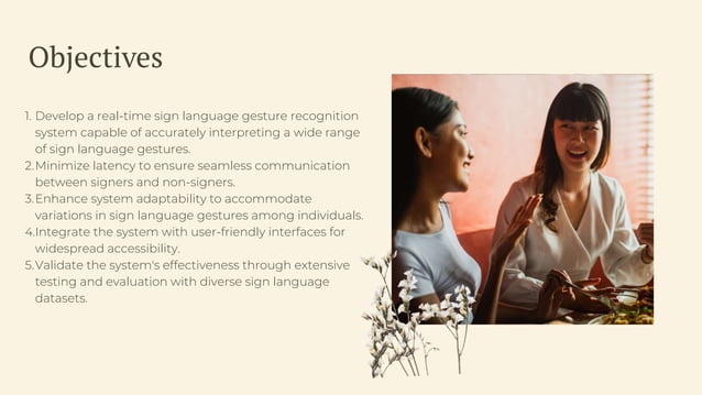 Real time Sign language gesture recognition | PPT