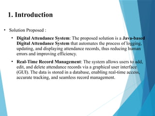 Mini Project PPT TOPIC- STUDENT MANAGEMENT SYSTEM | PPTX