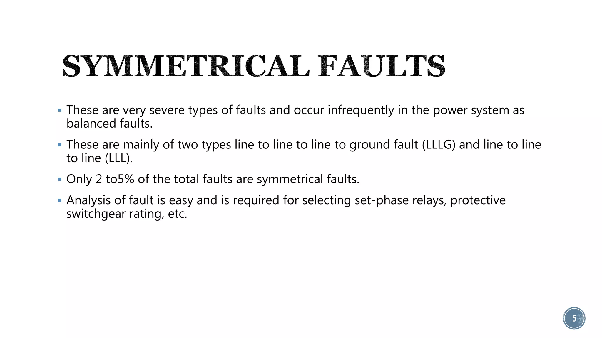 Power System Faults and Protection System | PPTX