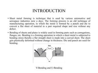 Optimization of design parameters for V-bending process using response surface methodology | PPT