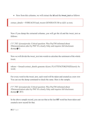 Sentiment Analysis using Big Data | PDF | Operating Systems | Computer ...