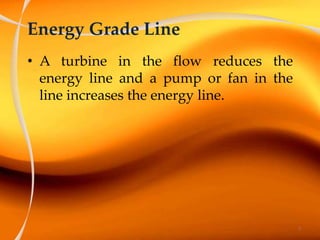Energy and Hydraulic lines Fluid Dynamics | PPTX
