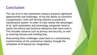 Mini Project AI in automotive industry ppt.pptx