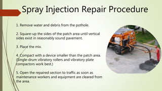 pothole repairs | PPTX