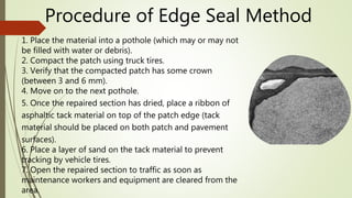 pothole repairs | PPTX