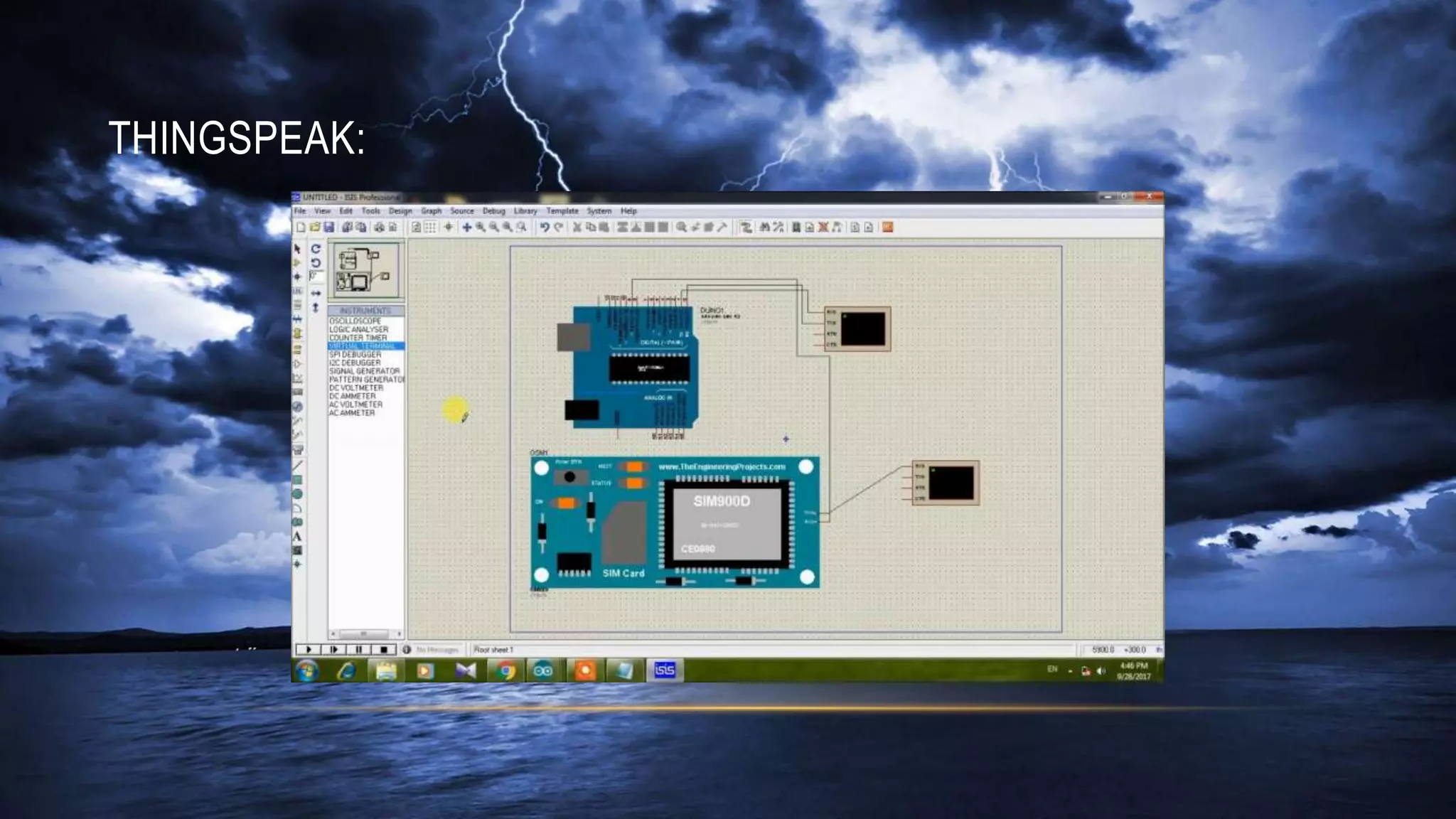 Smart street lighting control system project PPT | PPTX