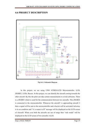 Aircraft Anti collision system using ZIGBEE Communication | PDF