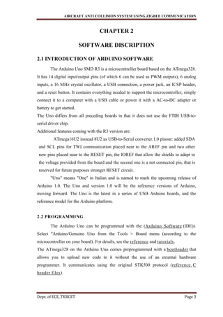 Aircraft Anti collision system using ZIGBEE Communication | PDF