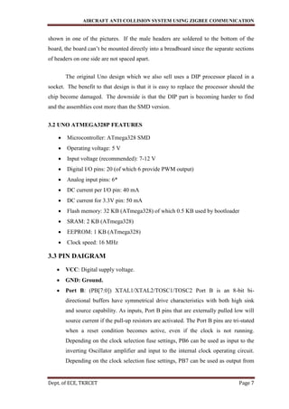 Aircraft Anti collision system using ZIGBEE Communication | PDF