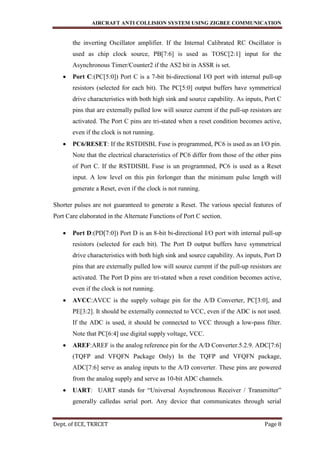 Aircraft Anti collision system using ZIGBEE Communication | PDF