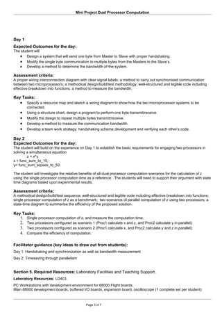 Mini Project- Dual Processor Computation | DOC | Computer Software and ...
