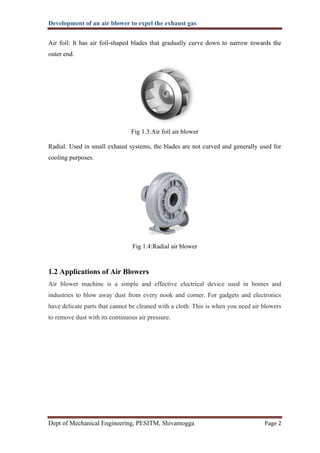 Report on air blower | PDF