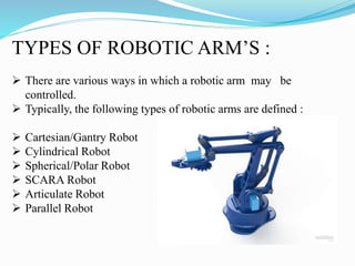 Cylindrical robo arm | PPT