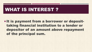 Introduction to Interest | PPTX