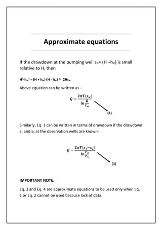Ground water flow to wells | PDF