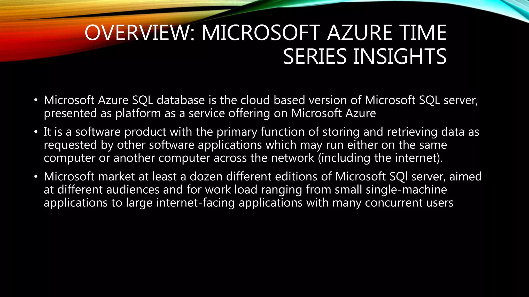 Mini project on microsoft azure based on time | PPTX