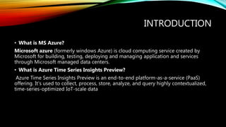 Mini project on microsoft azure based on time | PPT