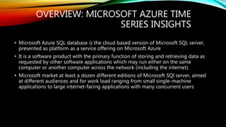 Mini project on microsoft azure based on time | PPT