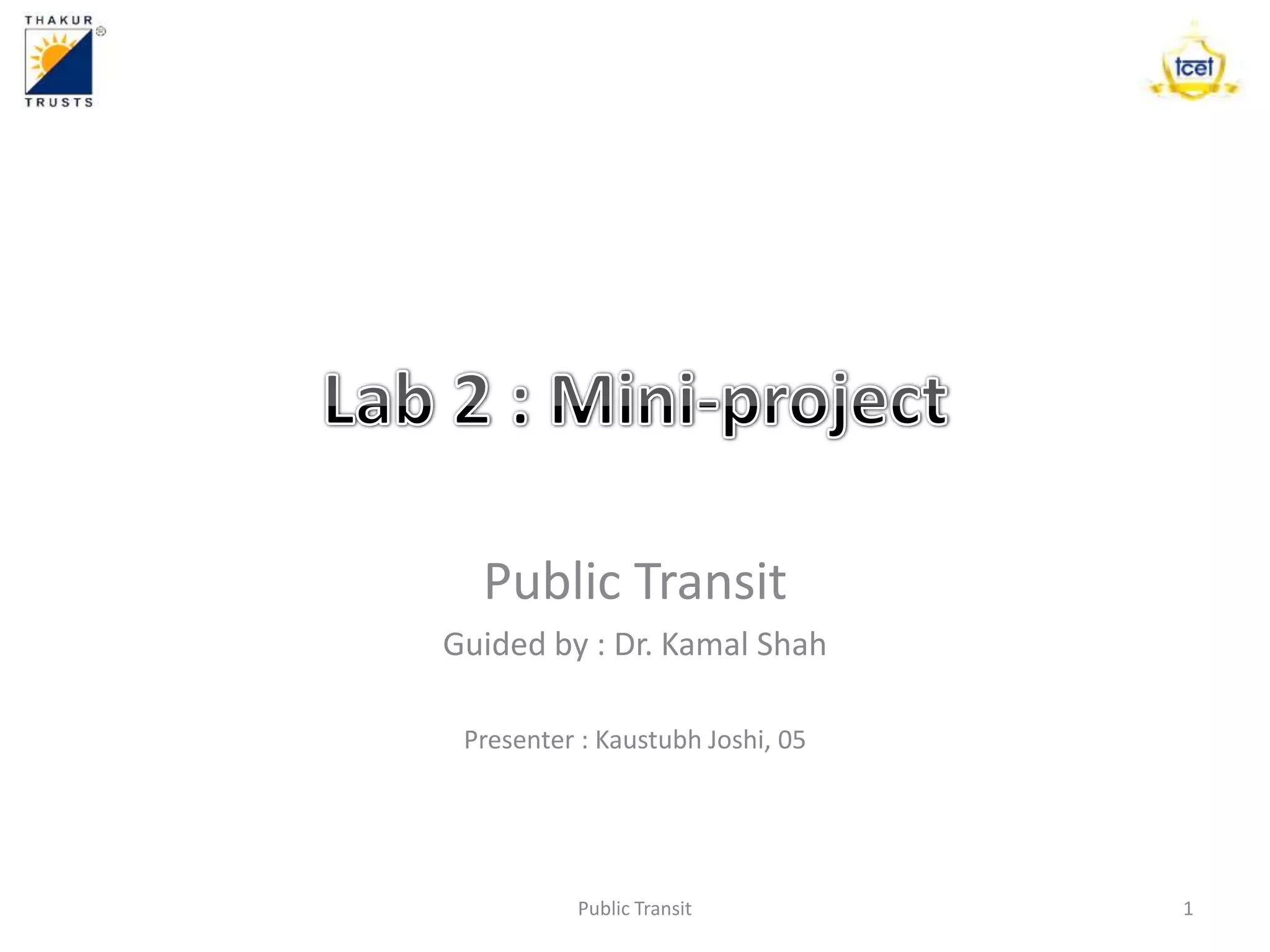Miniproject ppt | PPTX