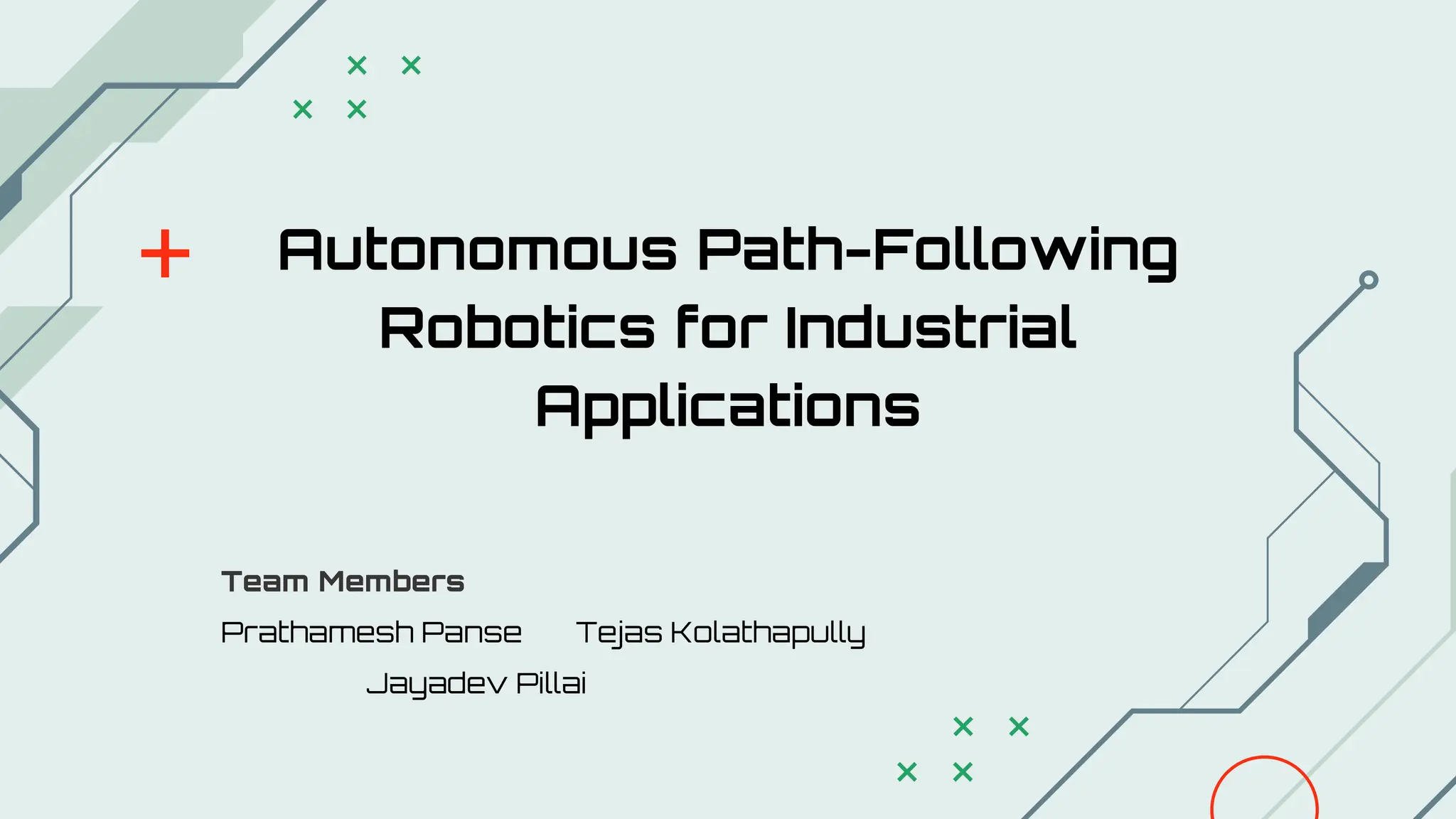 Autonomous Path Following Robot For Industrial Applications | PPT