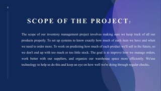 Miniprojectppt inverntory management system project work ppt.pptx