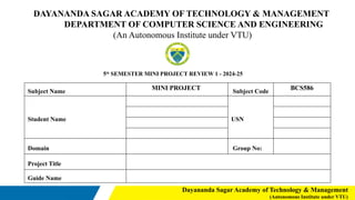 Mini project ppt final.pptxbJauahwbwnajzibsba | PPT