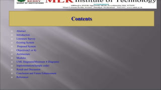 MiniProject PPT Format for Final CSM-1.ppt