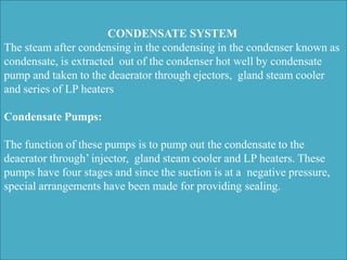 Mini project ppt on working of steam turbine and its auxiliaries | PPTX
