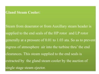 Mini project ppt on working of steam turbine and its auxiliaries | PPTX