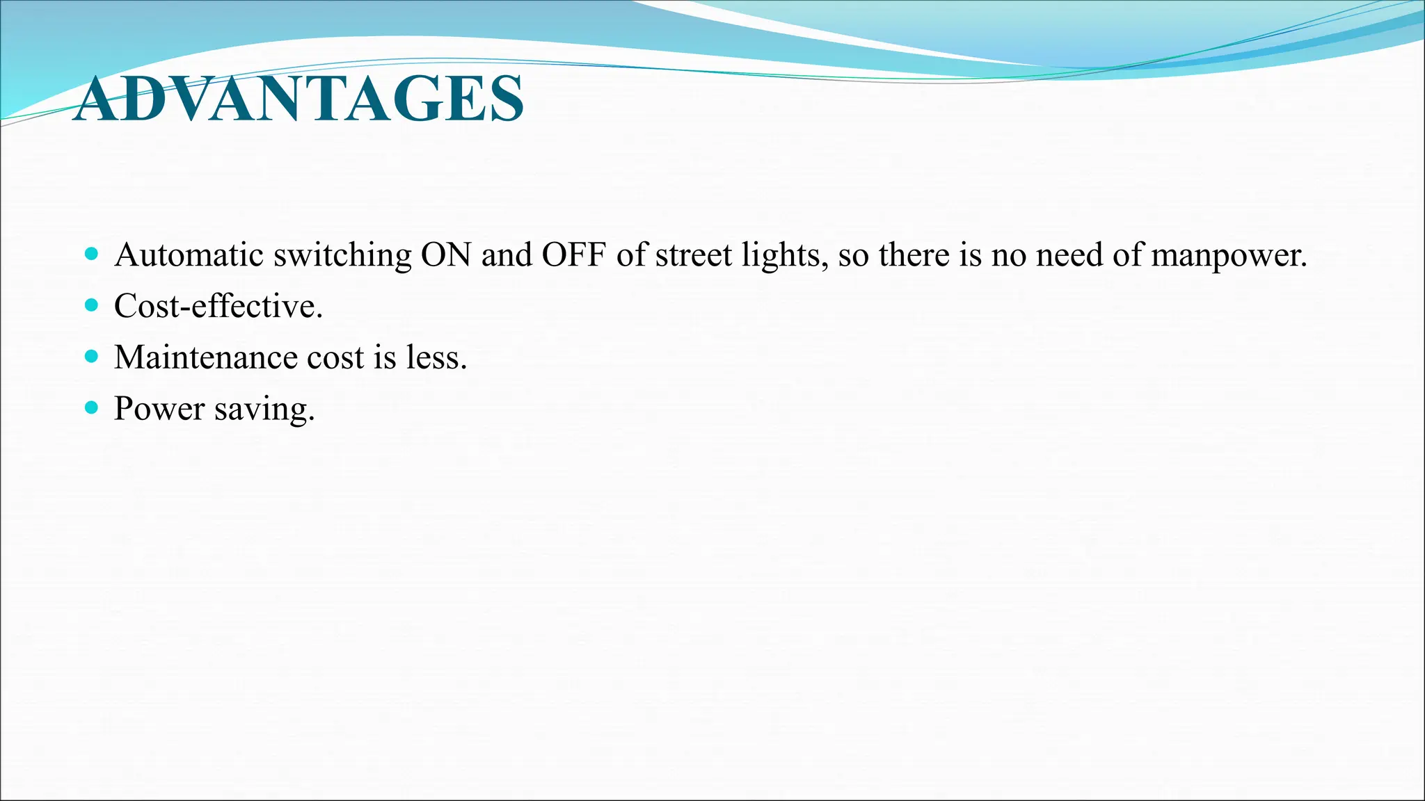 Smart street light using microcontroller | PPT