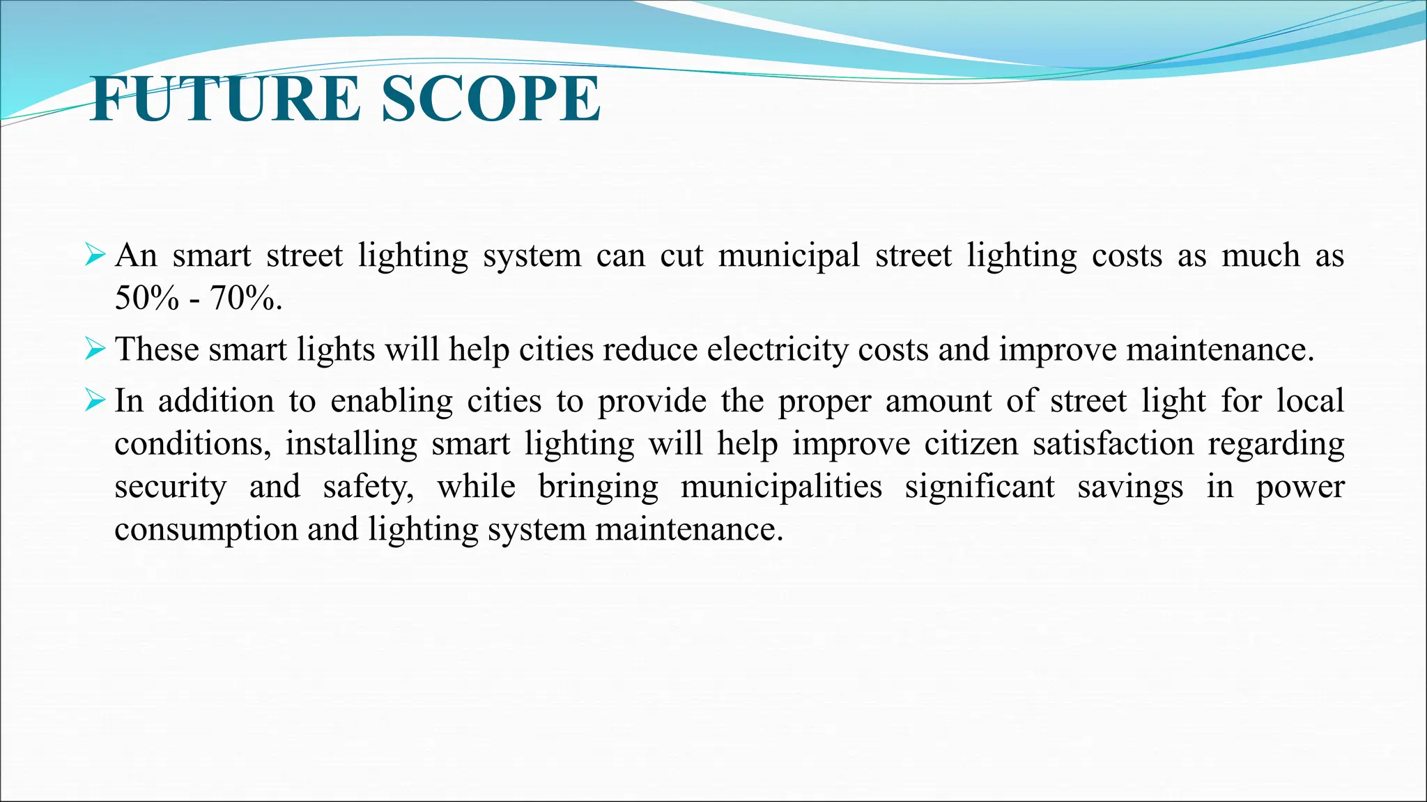 Smart street light using microcontroller | PPT