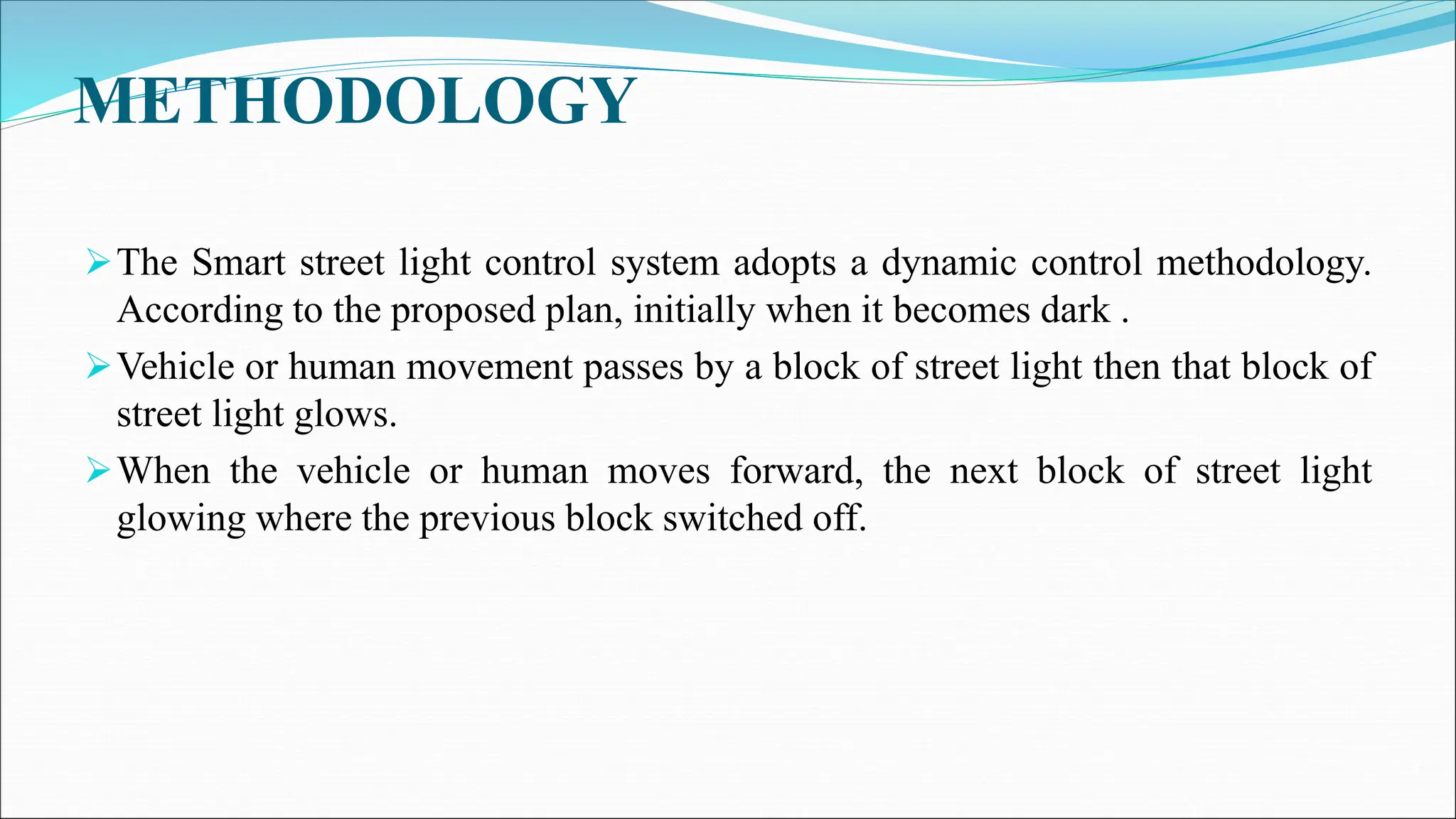 Smart street light using microcontroller | PPT