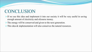 Smart street light using microcontroller | PPT