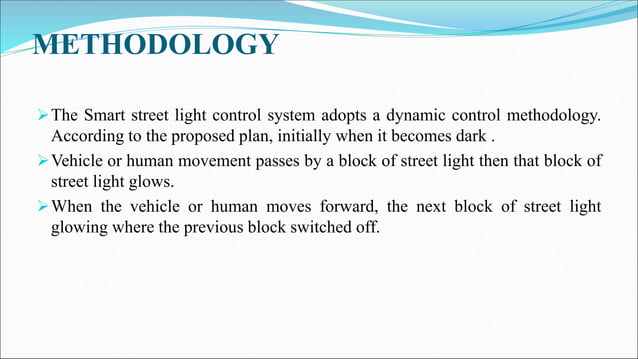 Smart street light using microcontroller | PPT | Auto Technology ...