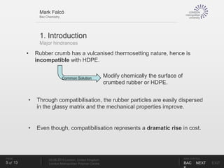 Rubber crumb/HDPE composite | PPT