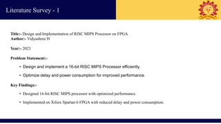 Design and FPGA Implementation of a 4-bit RISC Processor with ...