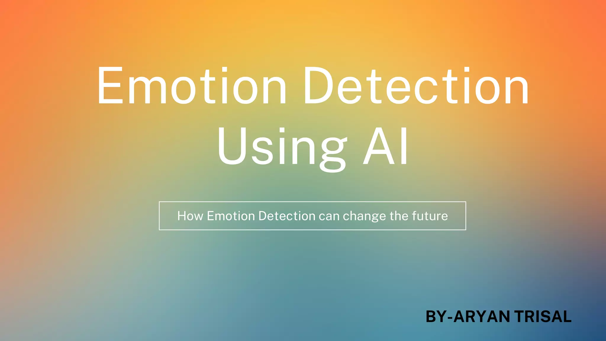 EMOTION DETECTION USING AI | PDF