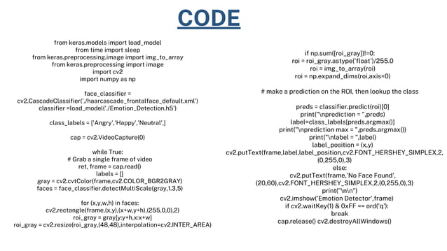 EMOTION DETECTION USING AI | PDF