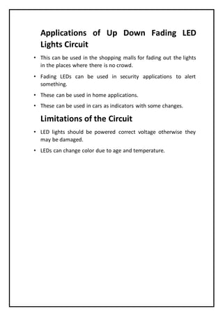 UP AND DOWN FADING OF LED | DOCX