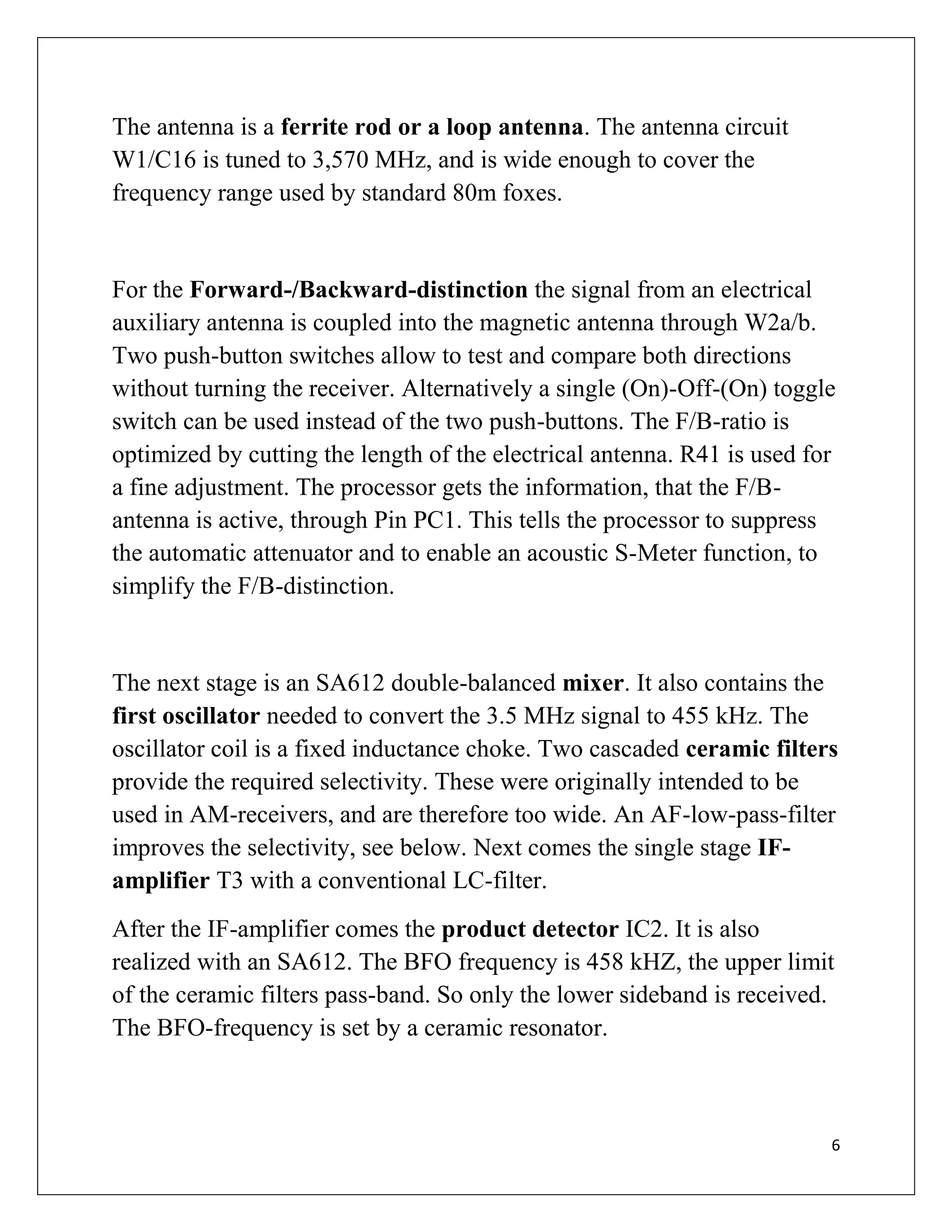 Miniproject report receiver | DOCX