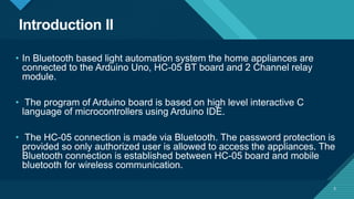 Light automation using Arduino uno MINI PROJECT REVIEW Final.pptx
