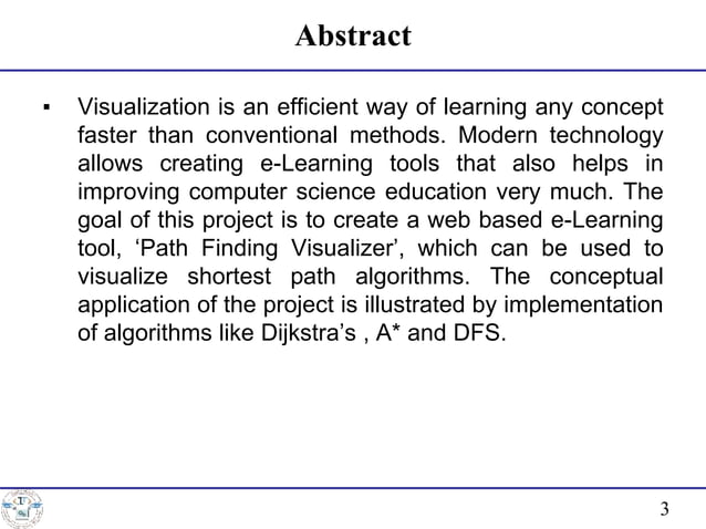 mini project_shortest path visualizer.pptx | Graphics Software ...