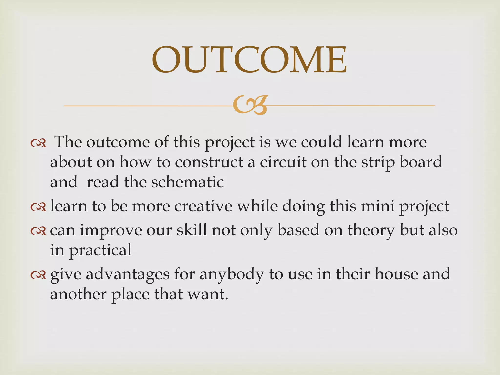 Mini project slide show | PPTX