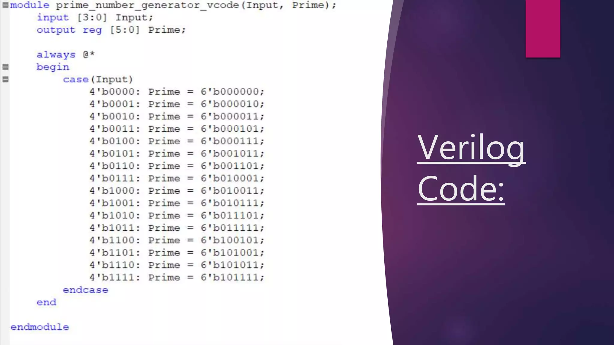 Mini project title prime number generator | PPTX