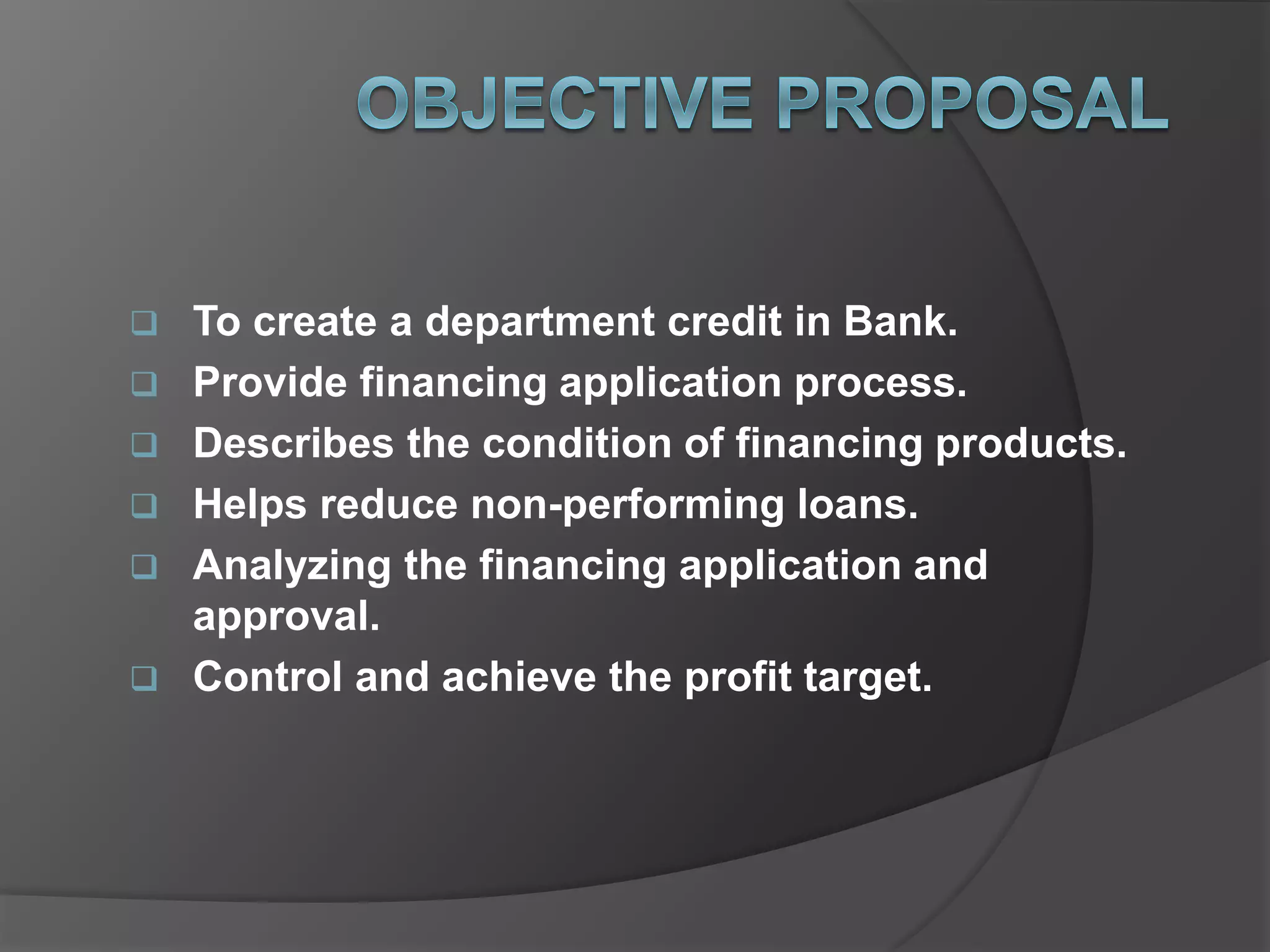 Mini projek credit management | PPT