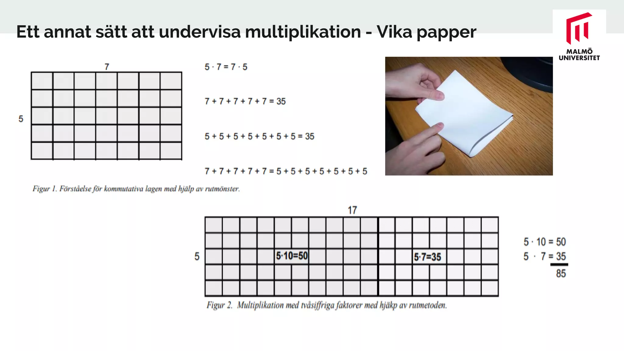 Miniprojektet multiplikation | PPT